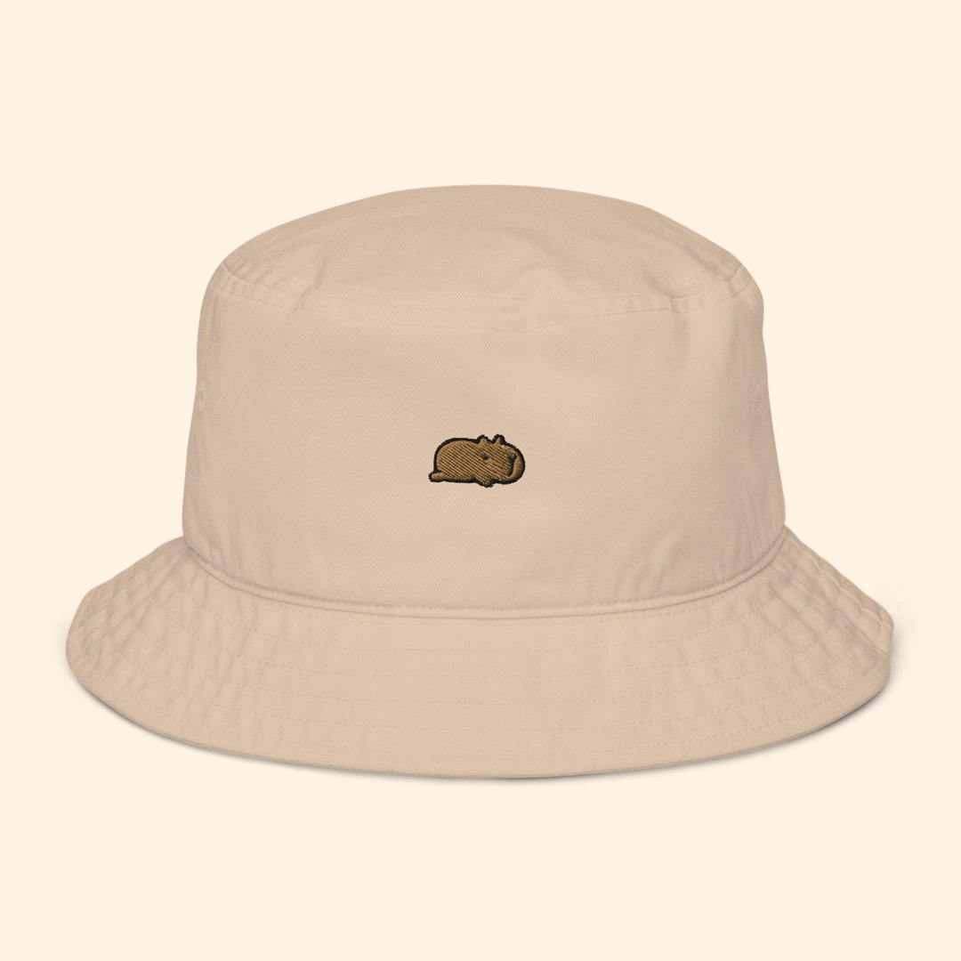 Capybara Embroidered Bucket Hat for Capybara Lover Bucket Hat for ...