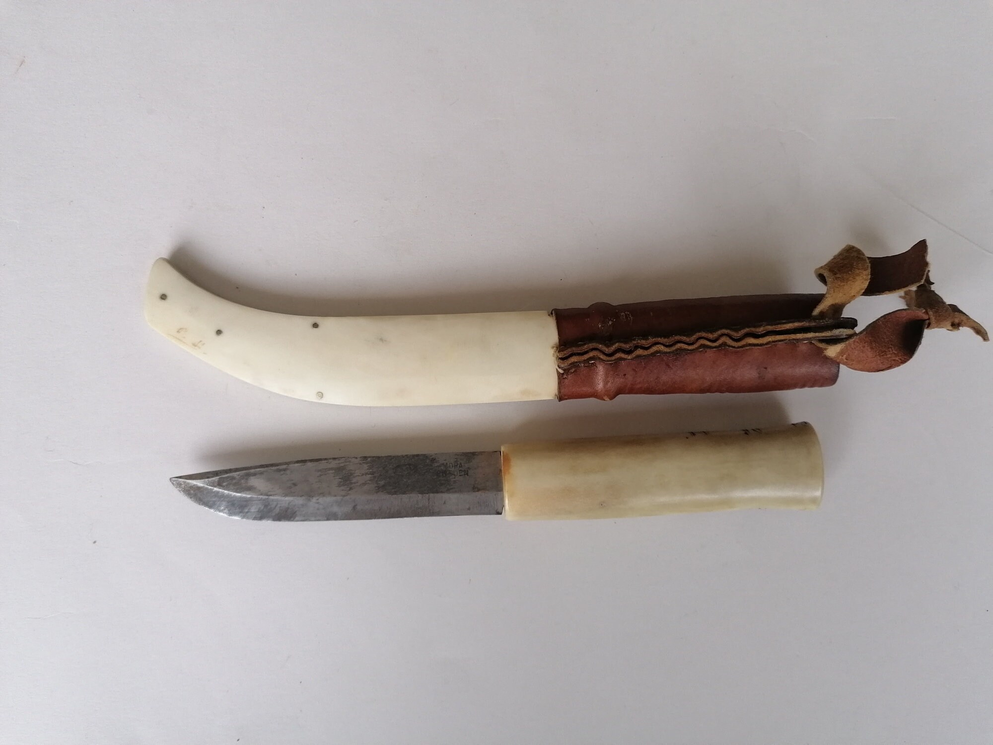 A Unique Handcrafted Signed Nordic Same / Sami Knife With Chiseled ...