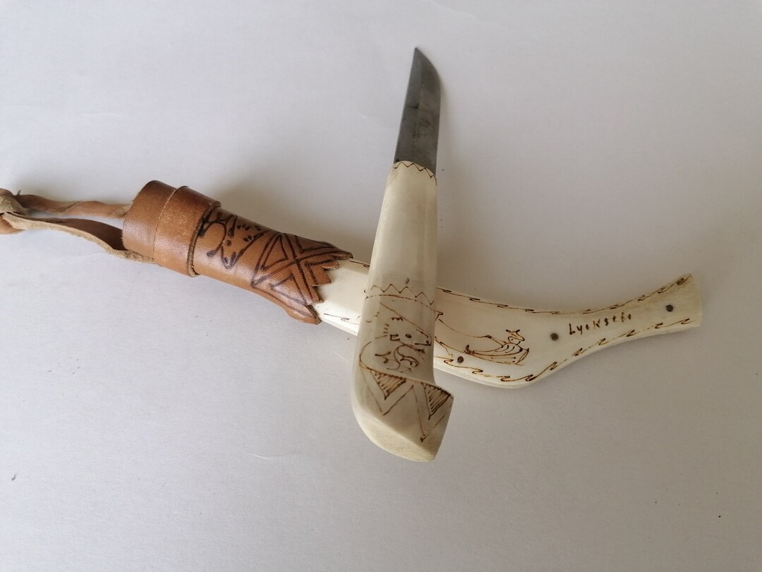 A Traditional Nordic Small Souvenir Knife Sweden Year Ca 1950 - Free ...