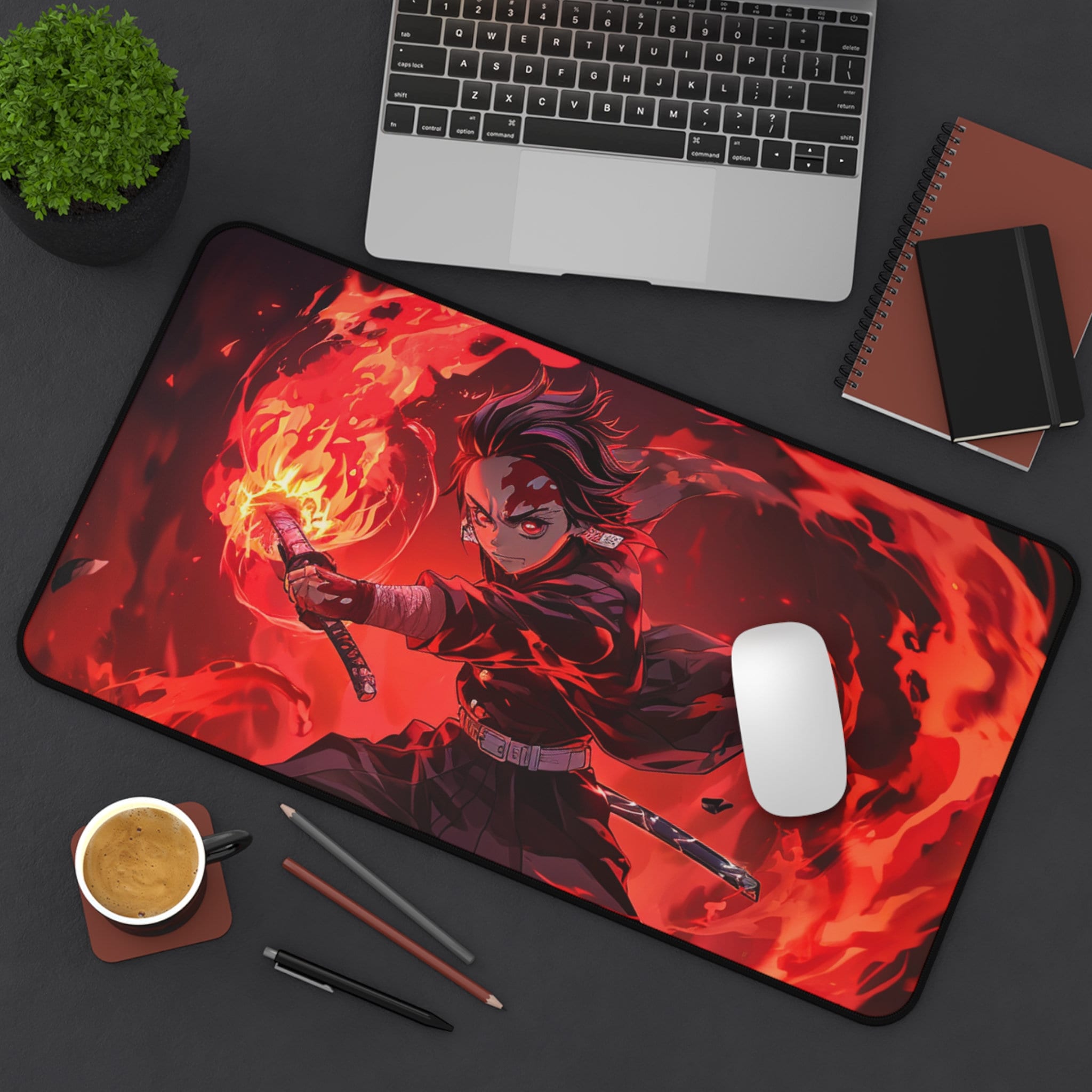Anime Desk Mat, Large Gaming Desk Mat, Aesthetic Gaming Mousepad ...
