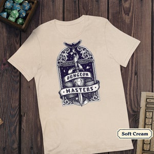 Dnd Dm Shirt, the Secret Order of Dungeon Masters, Art Deco Art Nouveau ...