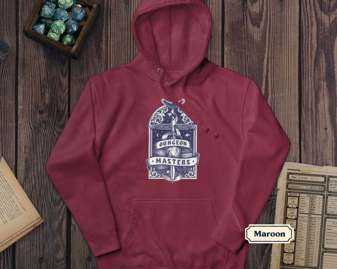 Dnd Dm Hoodie the Secret Order of Dungeon Masters, Dnd Hoodie for Women ...