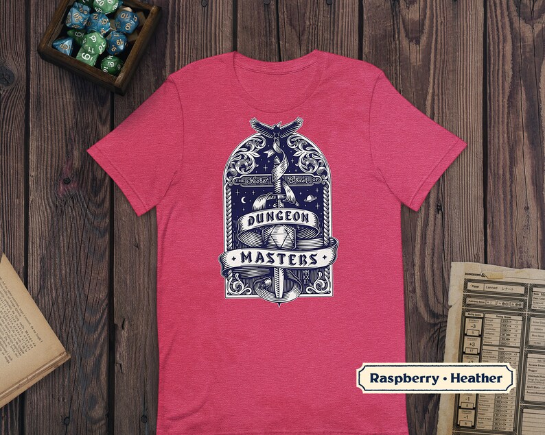 Dnd Dm Shirt, the Secret Order of Dungeon Masters, Art Deco Art Nouveau ...