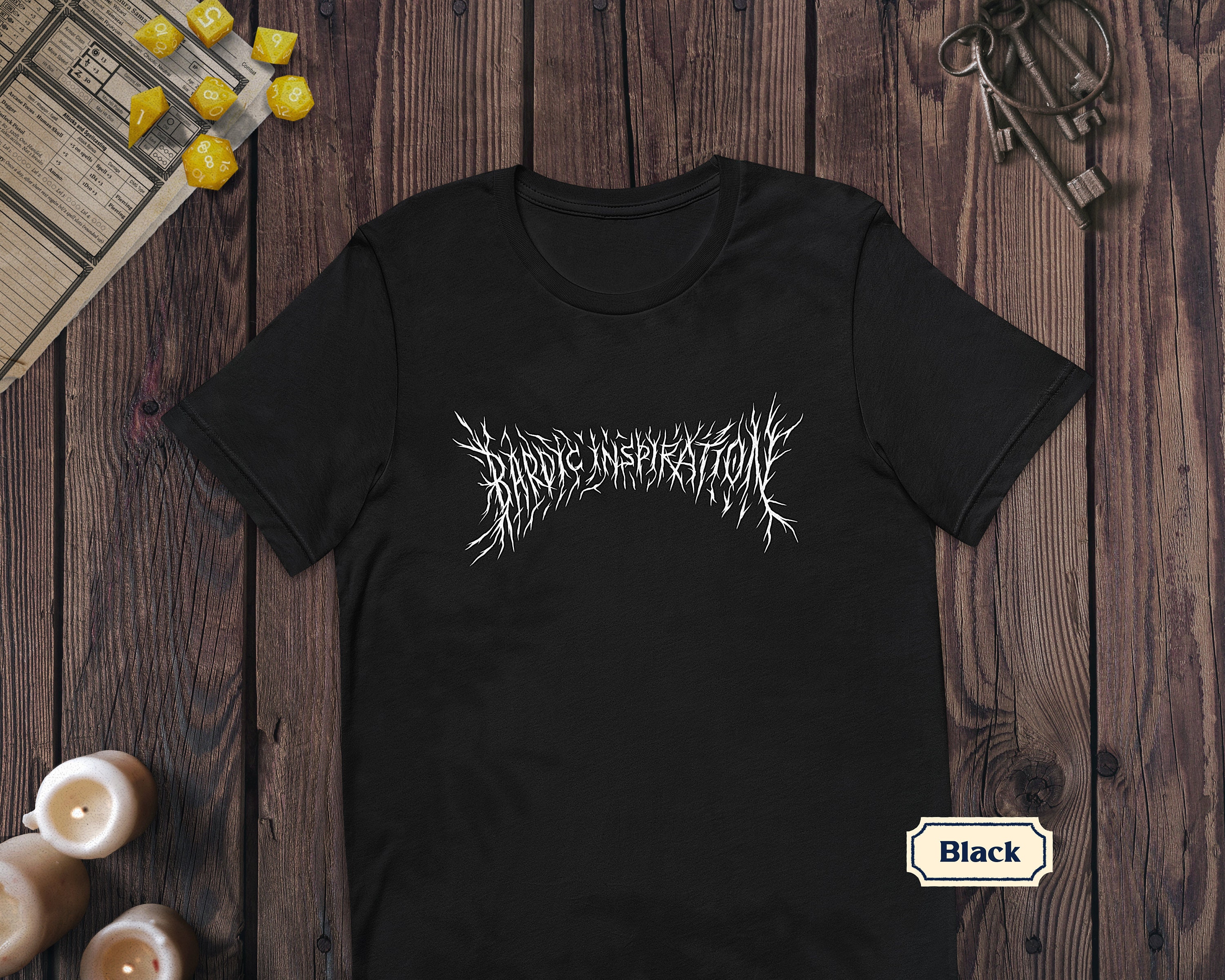 Dnd Bard Shirt, Bardic Inspiration Tshirt, Dungeons and Dragons ...