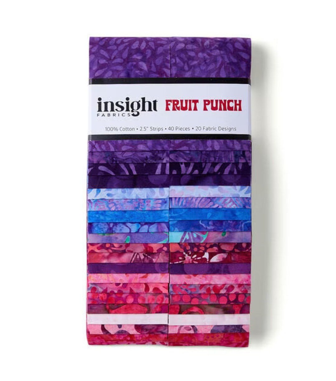 Fruit Punch Batik Jelly Roll by Insight Fabrics - Etsy