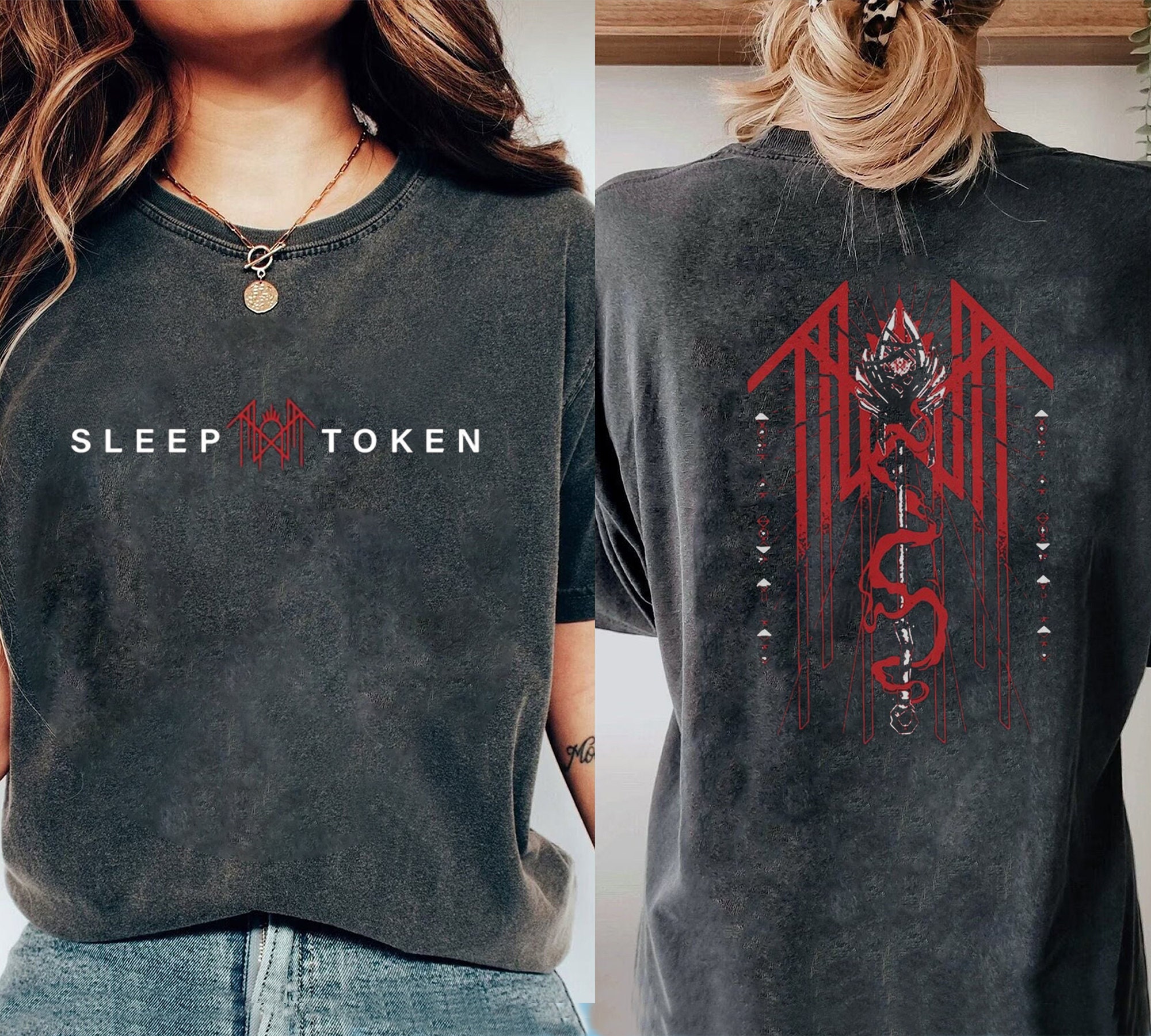 Vintage Sleep Token 2024 Reaper Angel Shirt, Sleep Token Fan Shirt sold ...