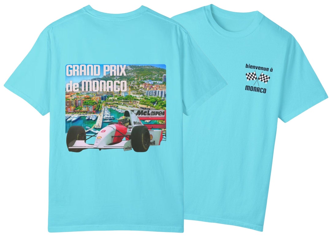 Grand Prix De Monaco T-shirt, Formula 1 Unisex Garment-dyed T-shirt, F1 ...