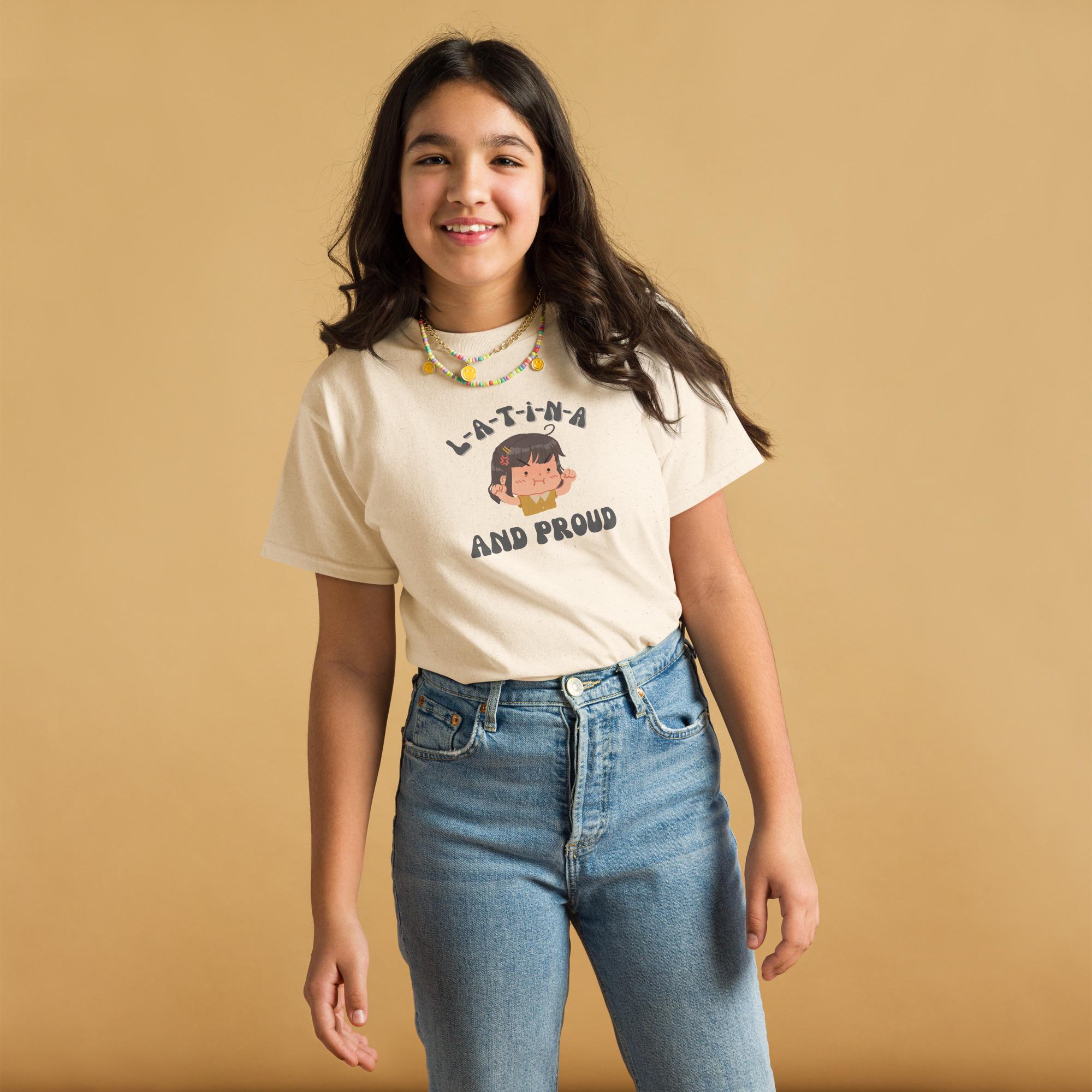 Latina and Proud Youth Tee, Hispanic Pride T-shirt - Etsy
