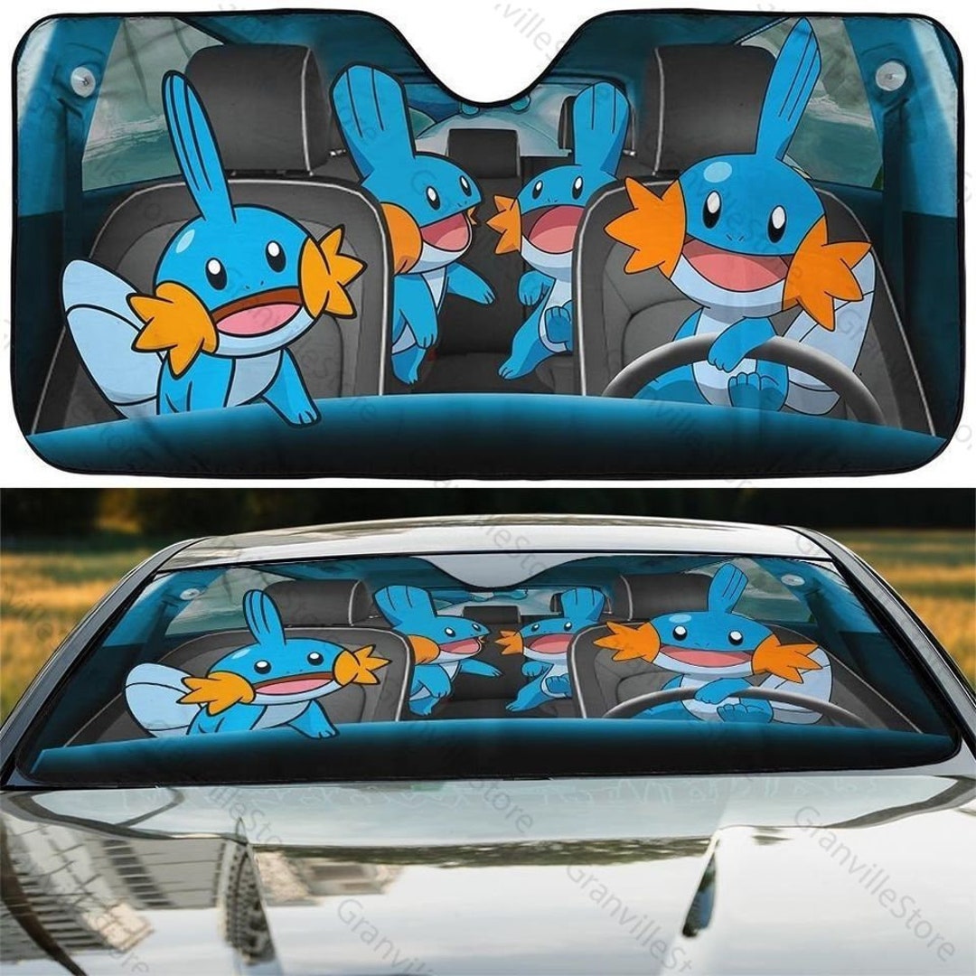 Pokemon Car Sun Shade, Mudkip Car Sun Shade, Charmander Bulbasaur ...