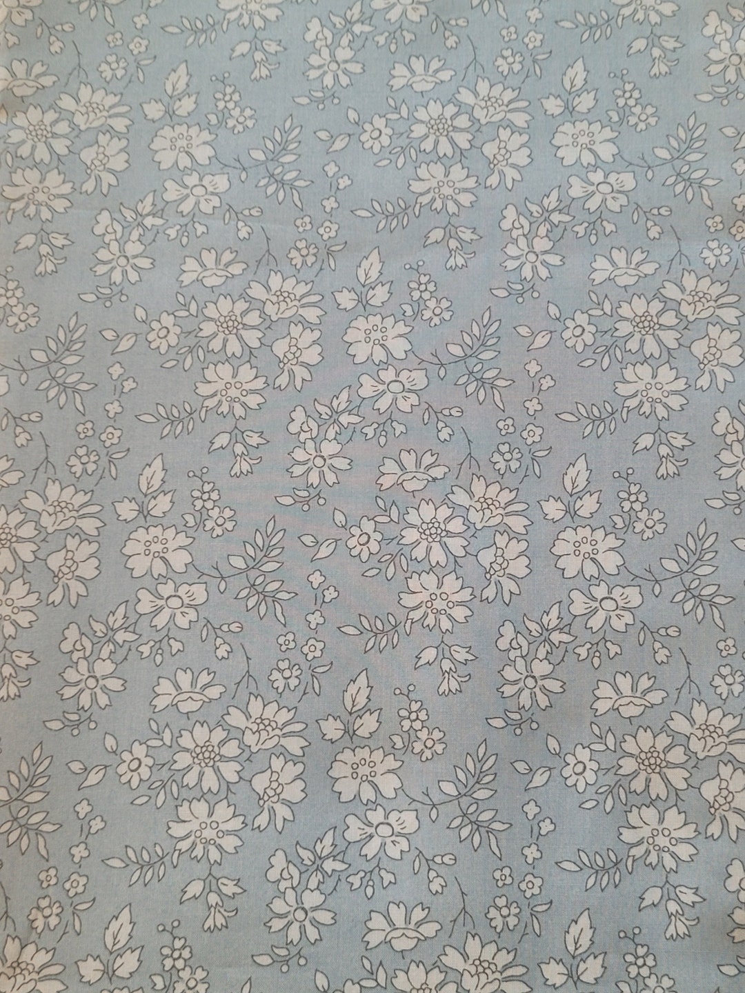 Liberty Tana Lawn Capel Blue Fabric by 25cm - Etsy