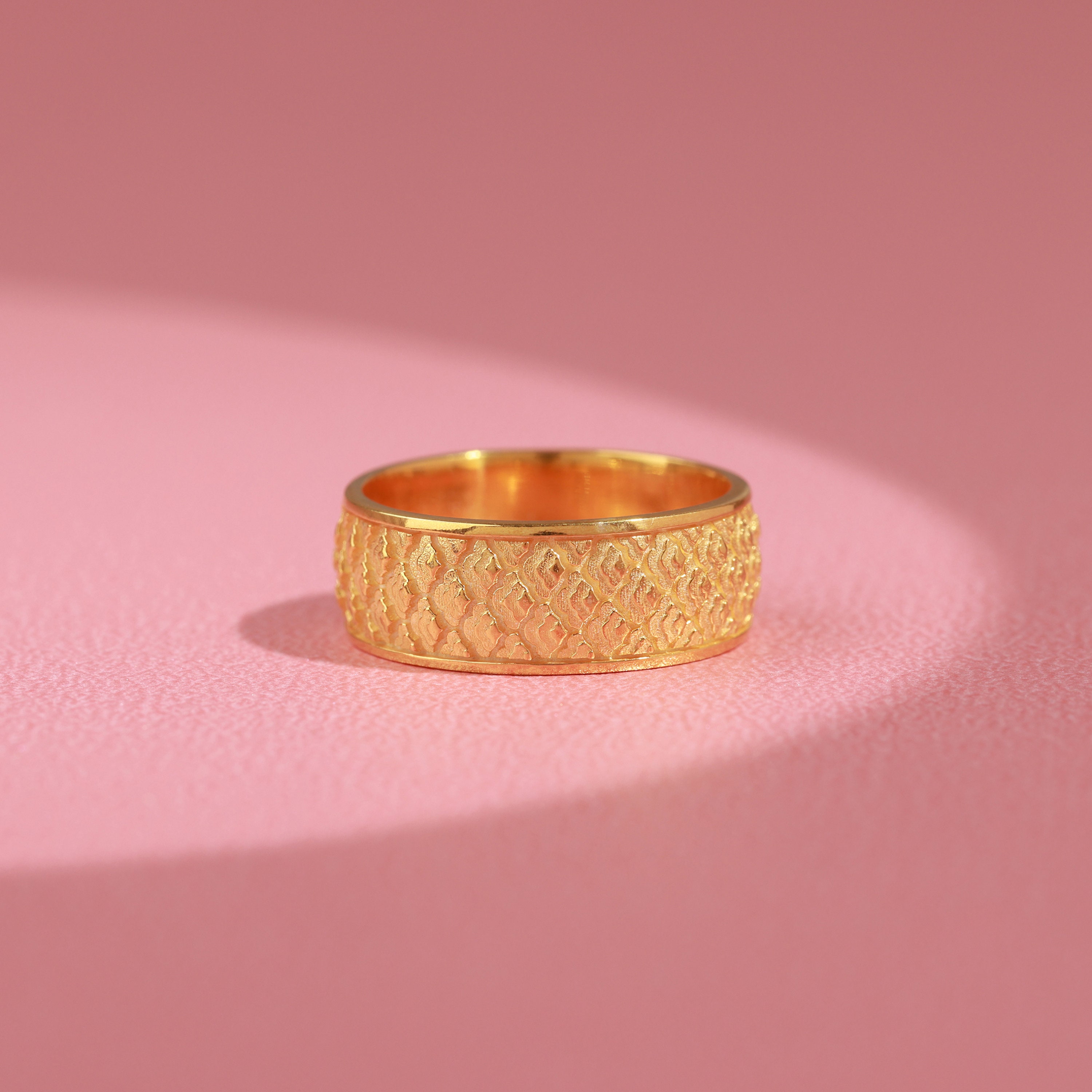 Minimalist Japanese Clouds Kumo Band Ring for Girlfriend in 10K or 14K ...