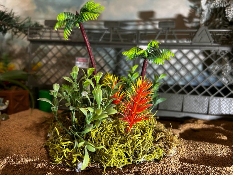 Palm Tree Island Diorama Piece - Etsy