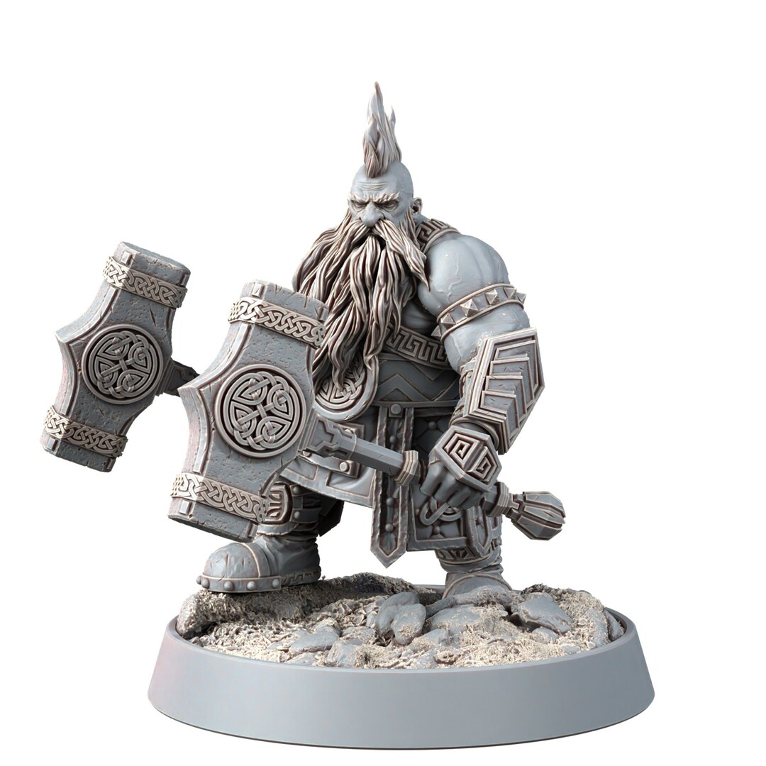 Dwarfs - Flint Hammerfell - 32 MM - Etsy