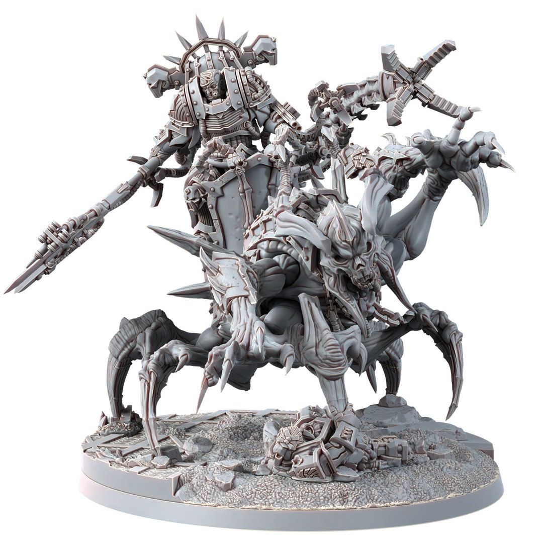 Chaos Void Blessed High Archon Lord Mounted - Etsy