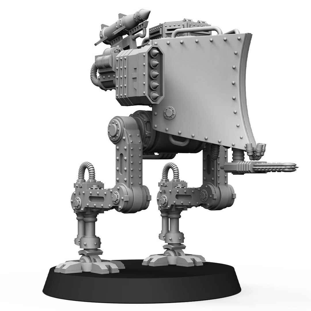 Death Division Heavy Mech With Missile Launcher - Etsy