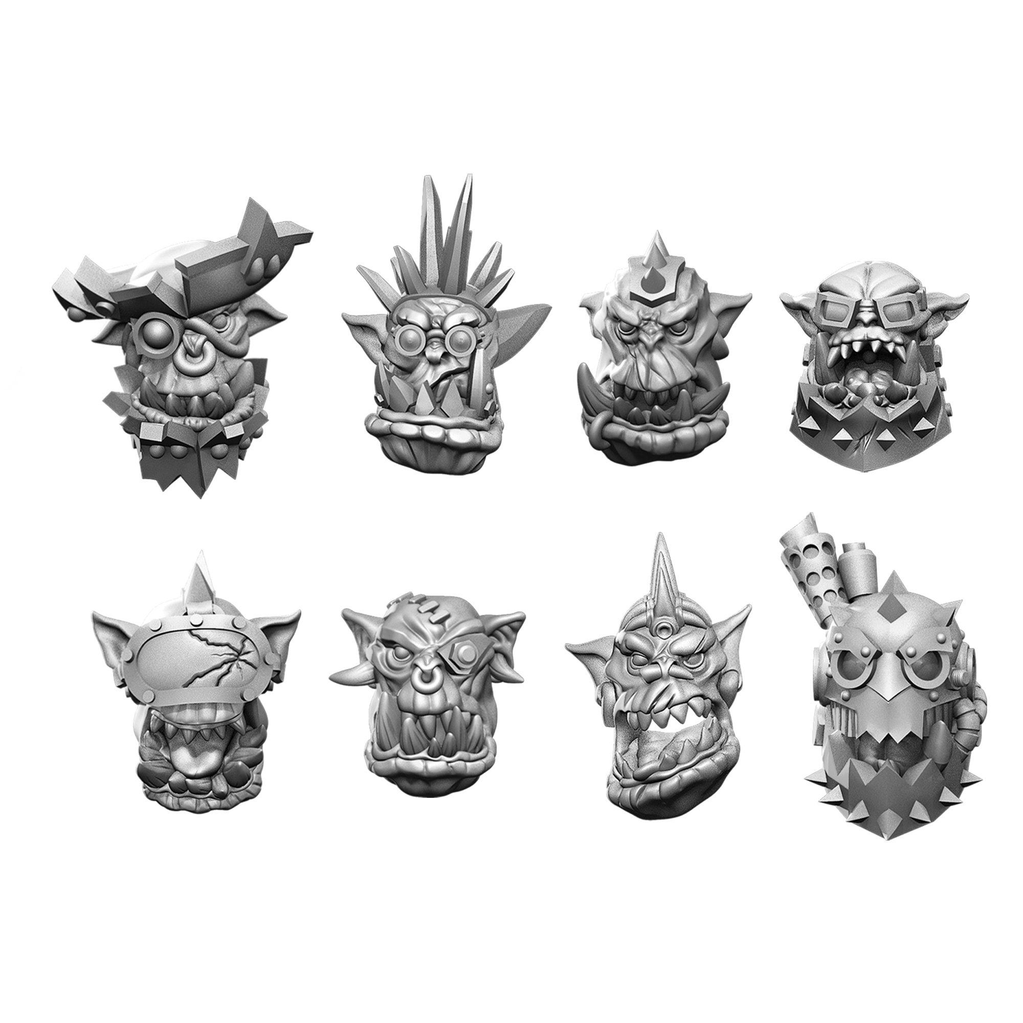 Ork Boy Heads 20U - Etsy