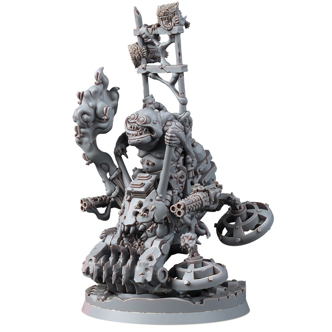 Void Infestation Terrain Plague Lawnmower With Cannon Drone - Etsy