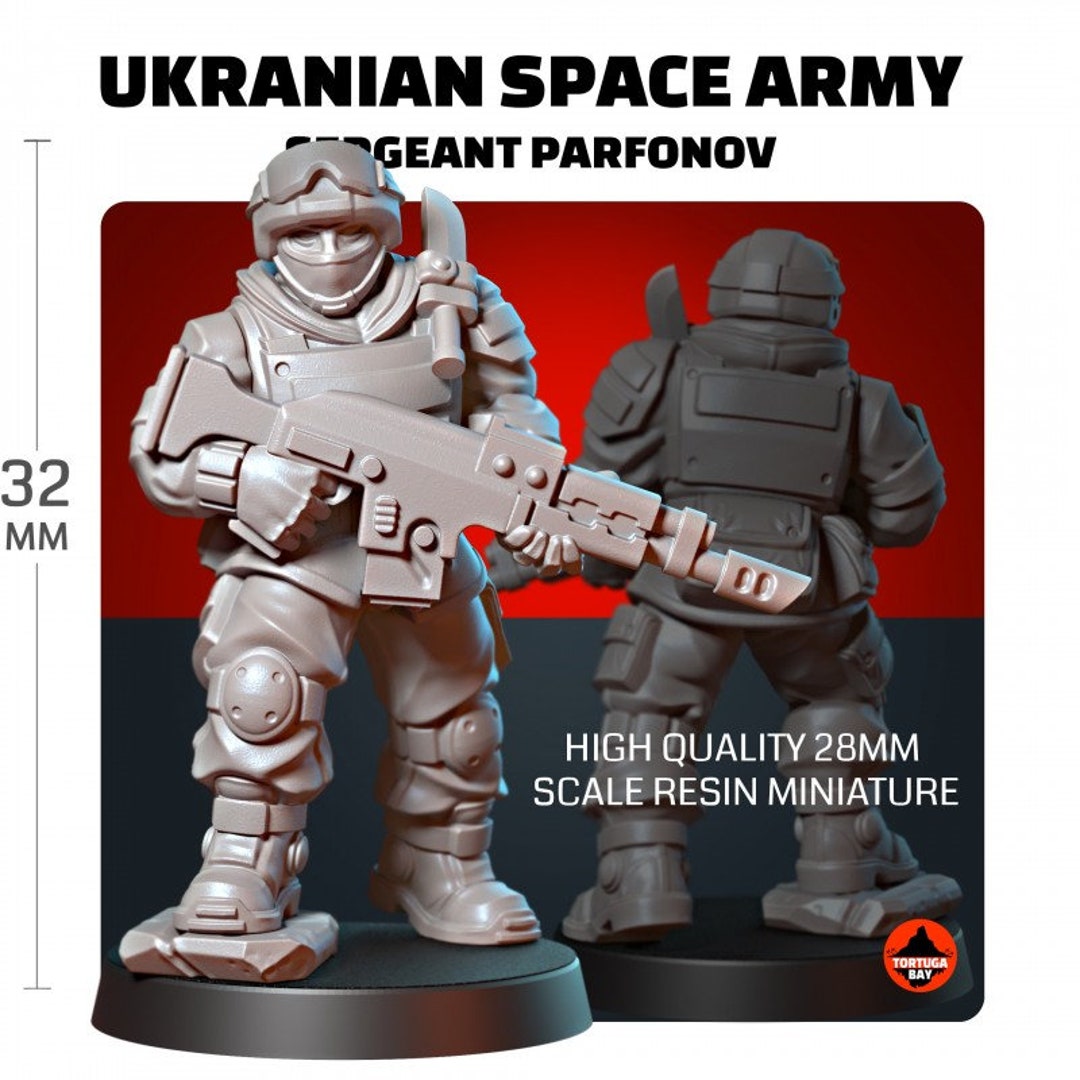 Ukrainian Space Army Sergeant Parfonov With Lasgun - Etsy