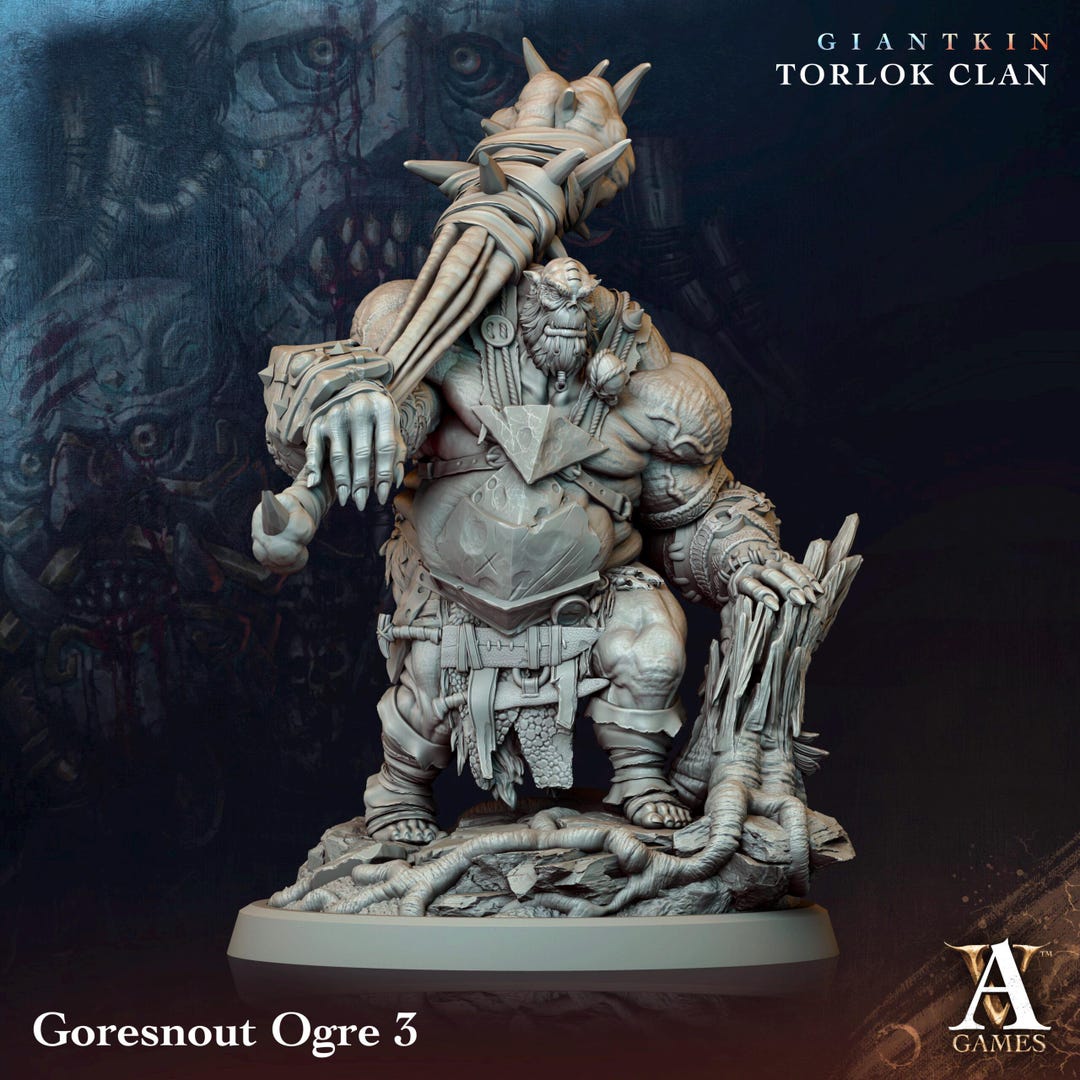 Torlok Clan - Goresnout Ogre V3 - Etsy