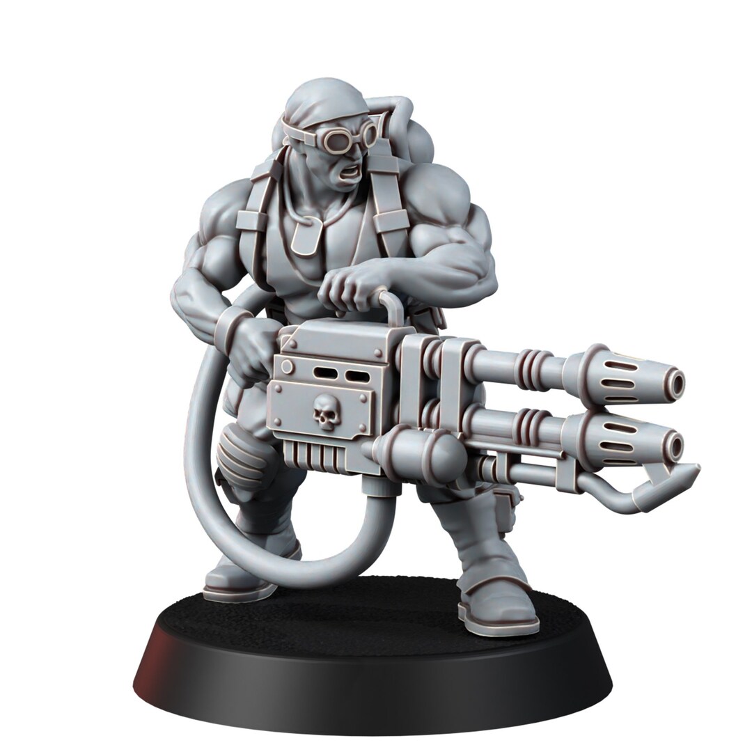 Spacenam Veteran With Heavy Flamer V1 - Etsy