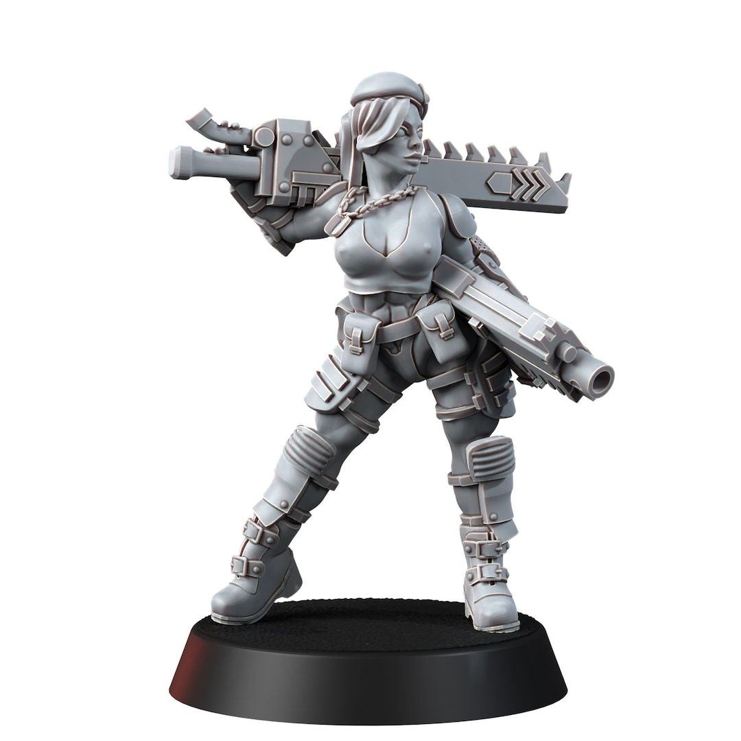 Imperial Female Corps Guardbabe Patrol Pin-up Sergeant - Etsy