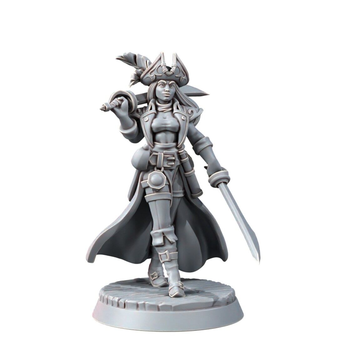 Humans - Pirate Female Captain With Sabres - Etsy