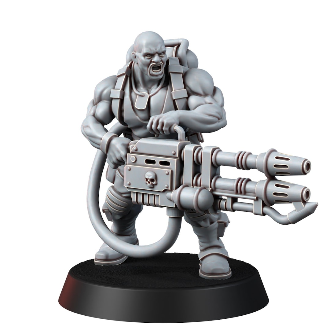 Spacenam Veteran With Heavy Flamer V2 - Etsy