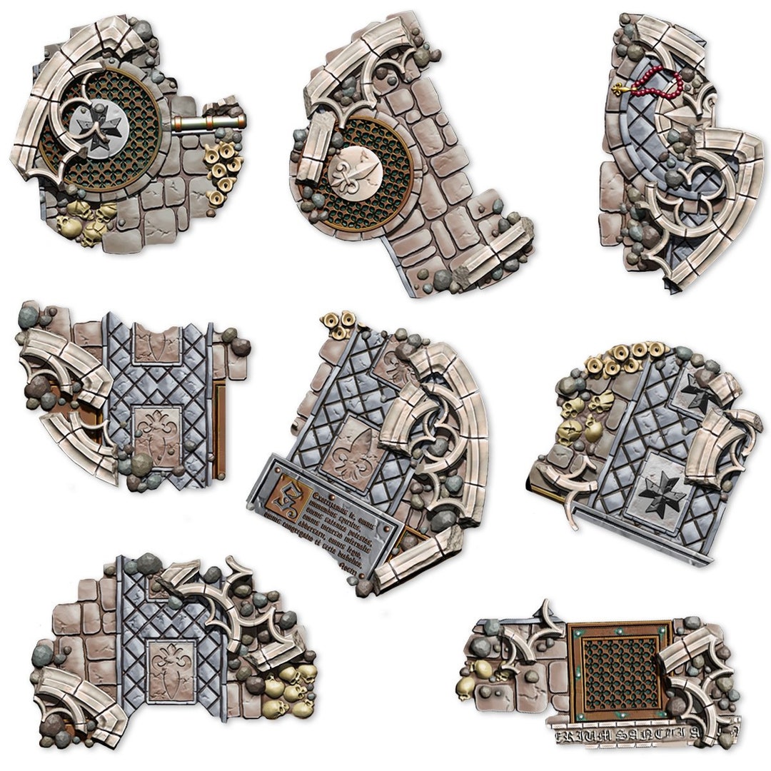 Imperial Chapel Ruin Basing Kit X8L - Etsy
