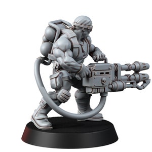 Spacenam Veteran With Heavy Flamer V1 - Etsy