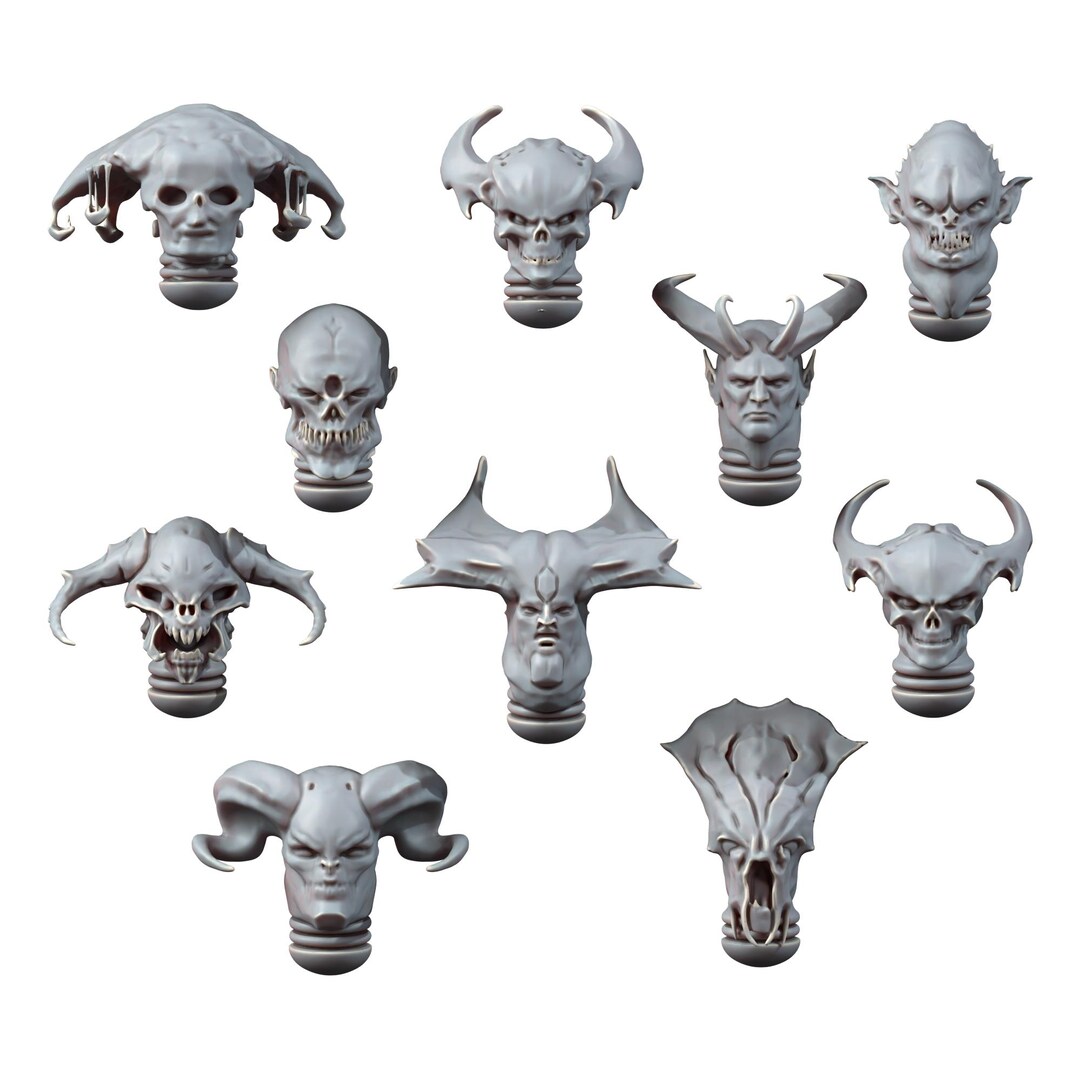 Dark Chaos Dnd Head Set V8 - Etsy