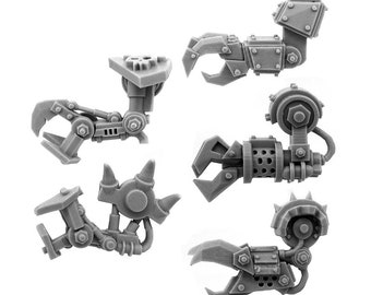 Ork Cyborg Conversion Bits Bionic Claw Arm 5U left - Etsy
