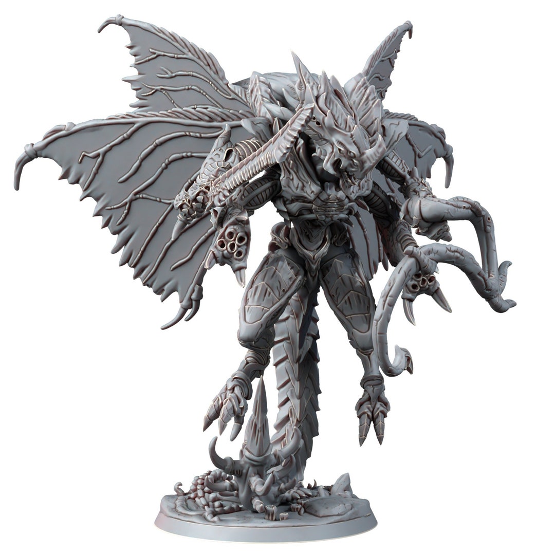 Cosmic Devourer Swarm Overmind Flying With Insect Wings - Etsy