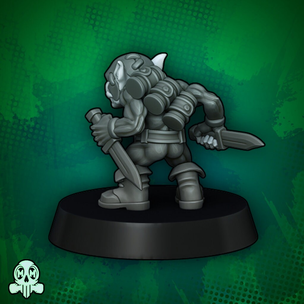 Orc Rocket Boss With Goblin Sidekick - Etsy