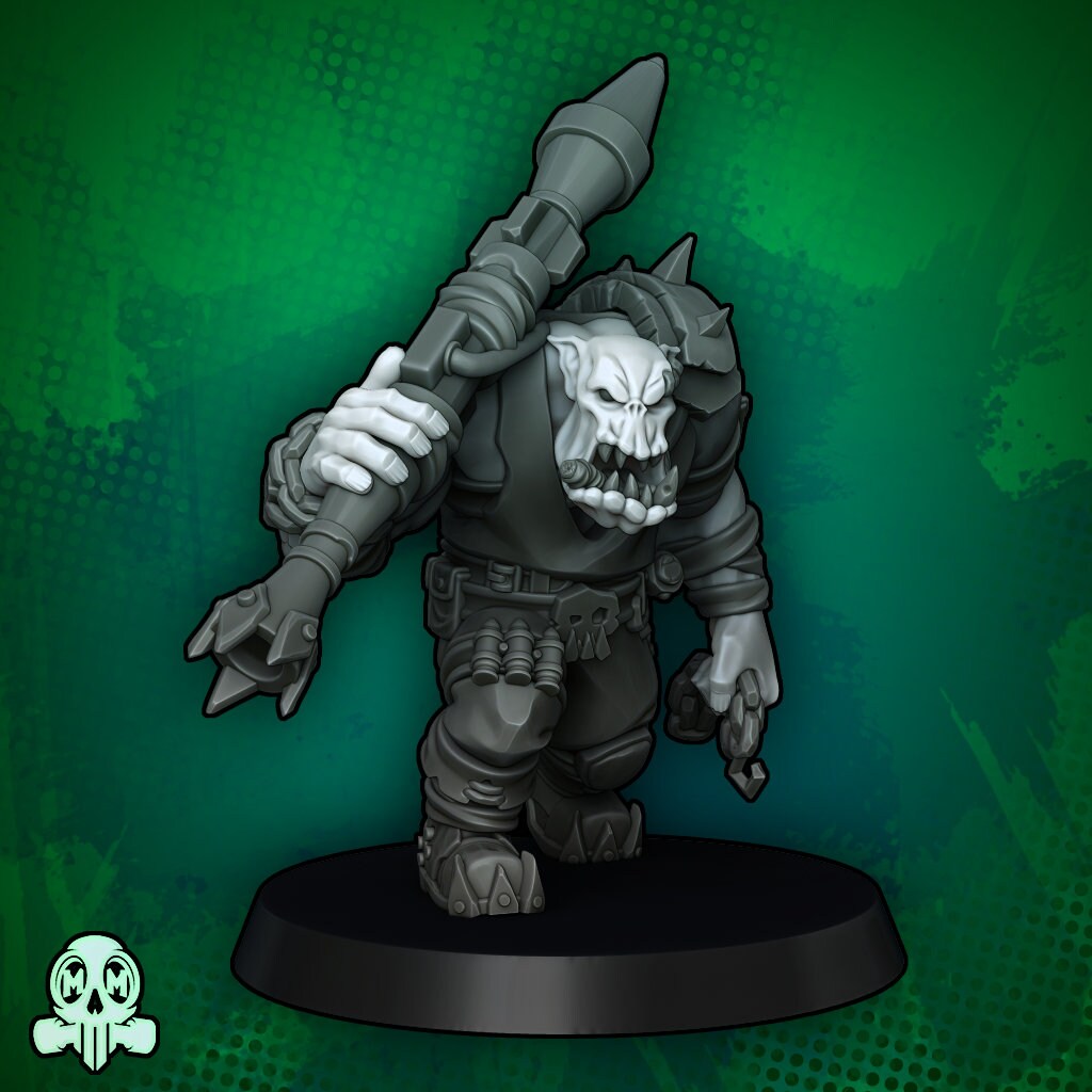 Orc Rocket Boss With Goblin Sidekick - Etsy