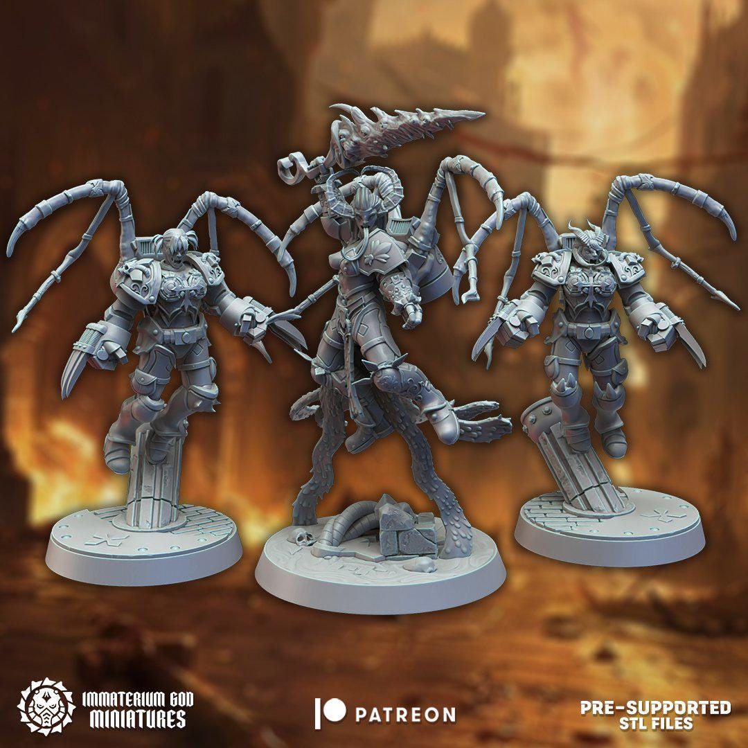 Court of Corruption Demonic Trinity - Etsy