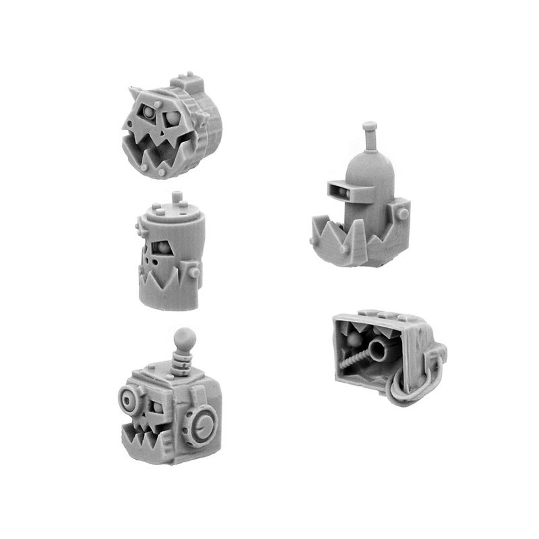 Ork Cyborg Conversion Bits Bionic Heads H-801 (5U) - Etsy
