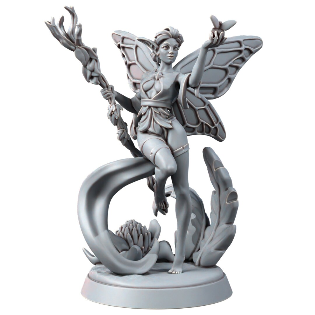 Fairy Elves Winged Female Sorcerer 01 - Etsy