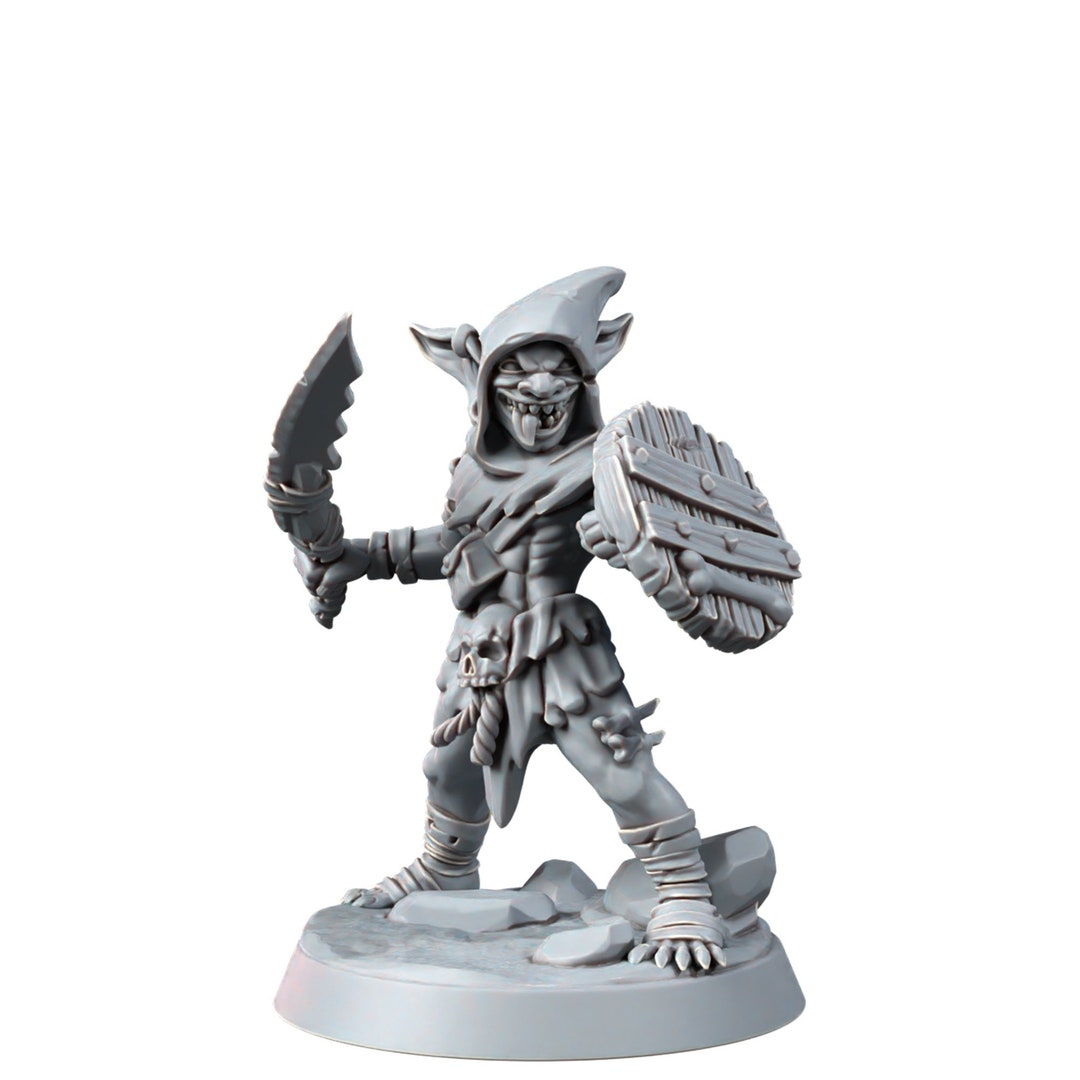 Goblins Fighter With Sabre and Shield - Etsy