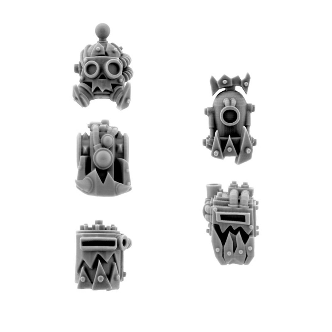 Ork Cyborg Conversion Bits Bionic Heads H-805 (5U) - Etsy
