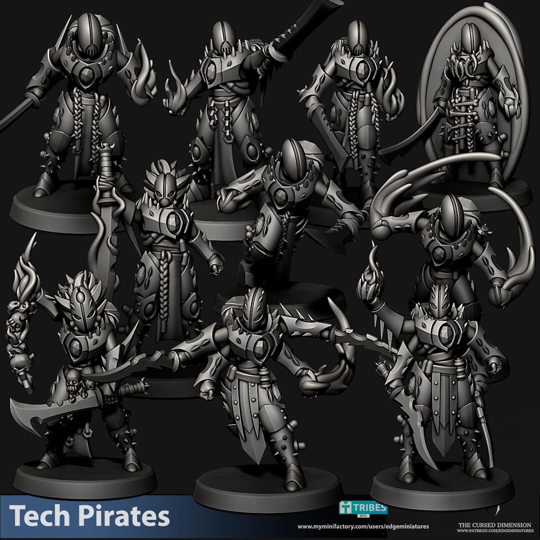 Tech Pirates Shadow Assassins Killteam - Etsy