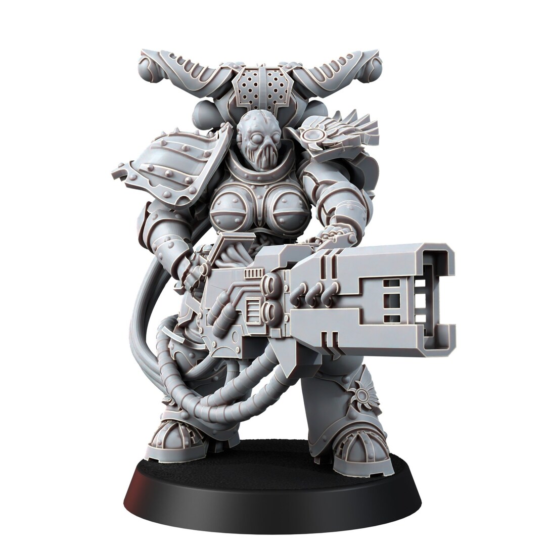 Legionnaires of Excess Female Warriors With Noise Cannon V1 - Etsy