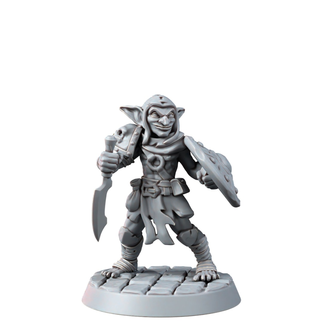 Goblins Fighter With Dagger and Shield - Etsy