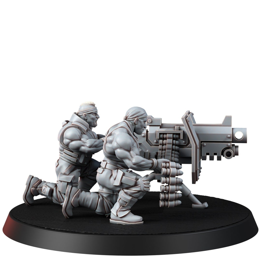Spacenam Heavy Support Team With Boltgun - Etsy