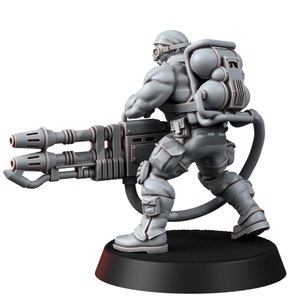 Spacenam Veteran With Heavy Flamer V1 - Etsy