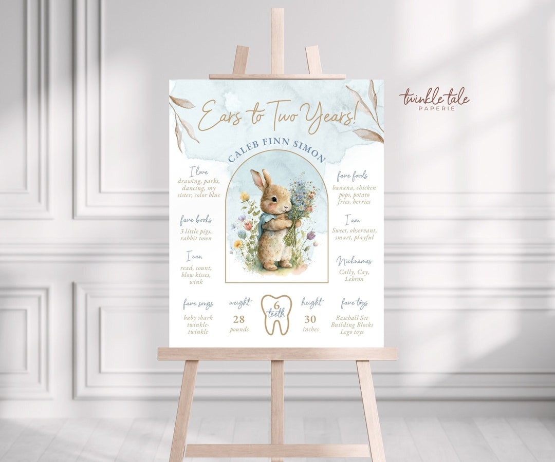 Editable Baby Milestone Sign for Birthday Party Baby Birthday Milestone ...