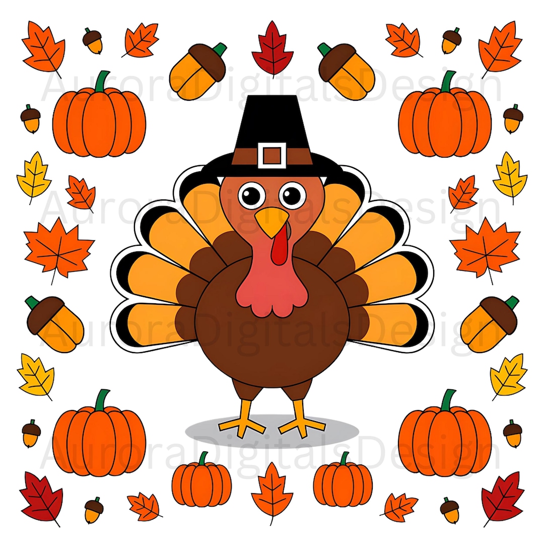 Thanksgiving Turkey Png, Turkey Png, Thanksgiving Png, Fall Clipart ...