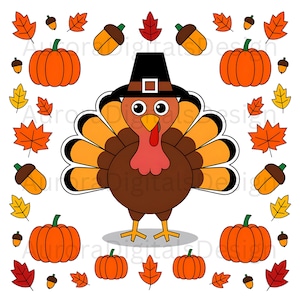 Thanksgiving Turkey Png, Turkey Png, Thanksgiving Png, Fall Clipart ...