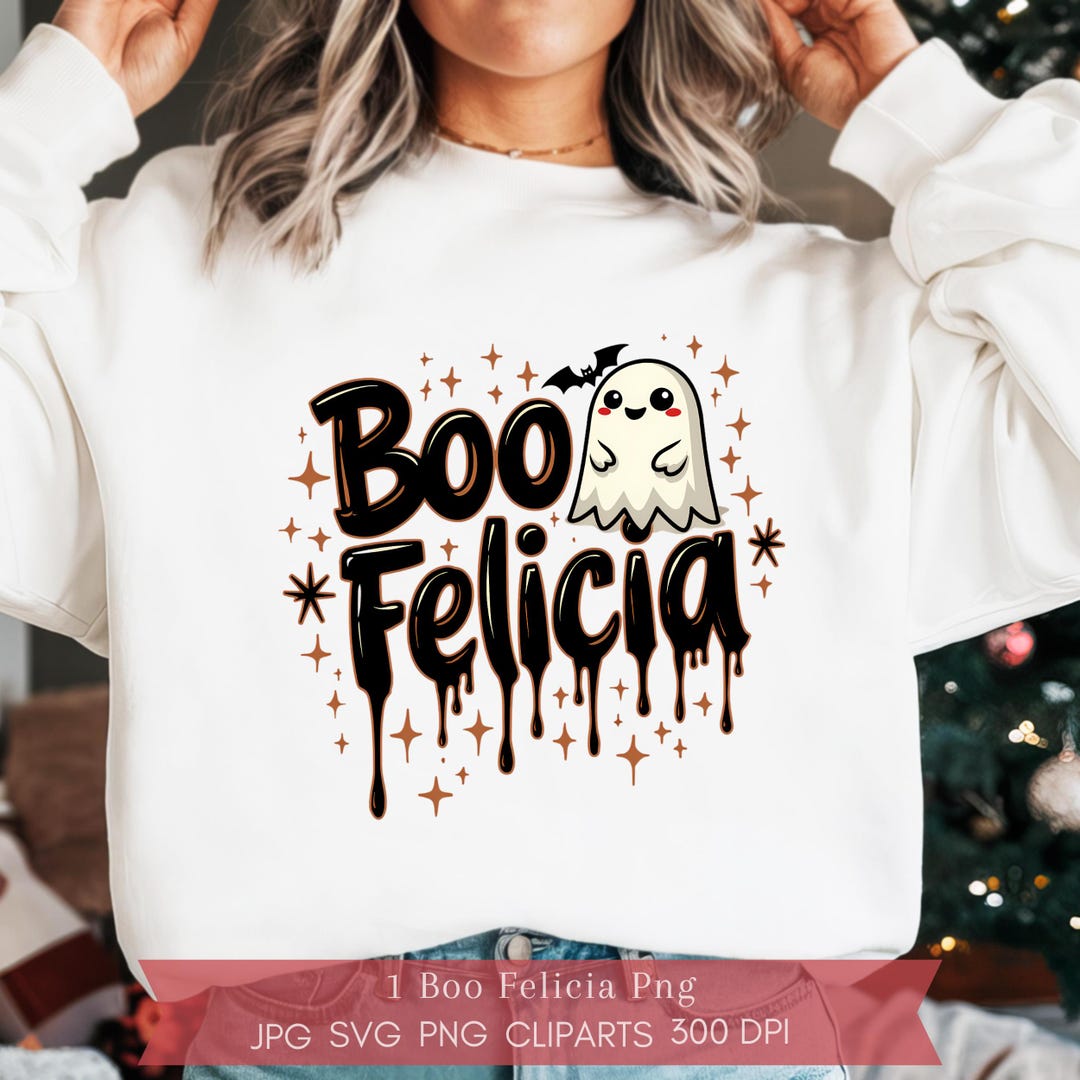 Boo Felicia Png, Halloween Png, Cute Ghost Png, Spooky Ghost Png ...