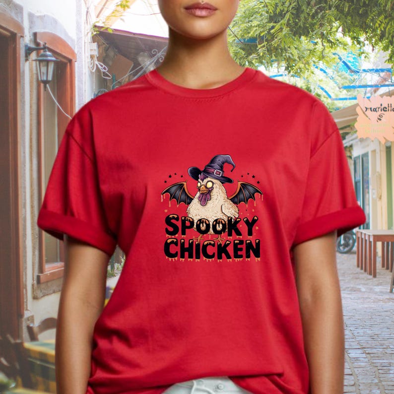 Spooky Chicken Png, Halloween Png, Trendy Halloween Png, Ghost Chicken ...