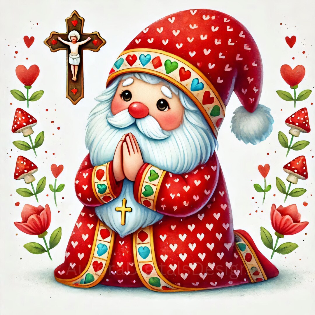 Religious Gnome Clipart , Easter Gnome, Set of 11 High-resolution JPEG ...
